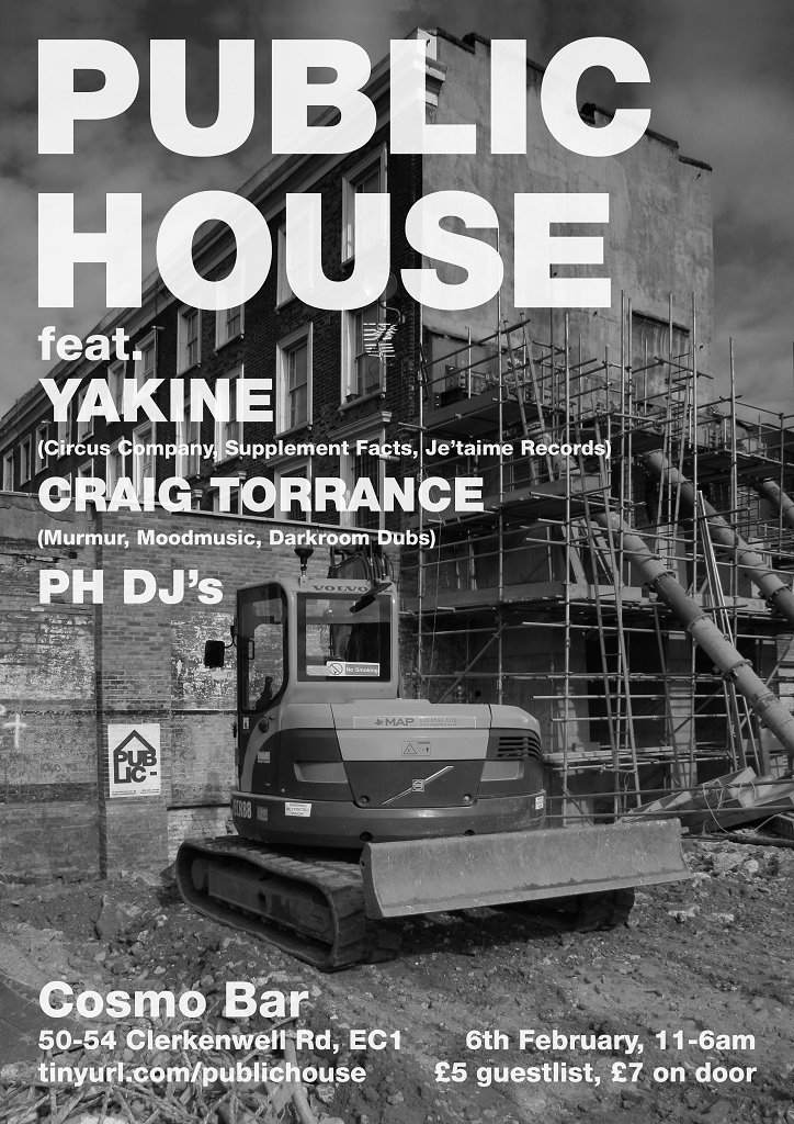 Public House feat Yakine and Craig Torrance at The Cosmo Bar, London