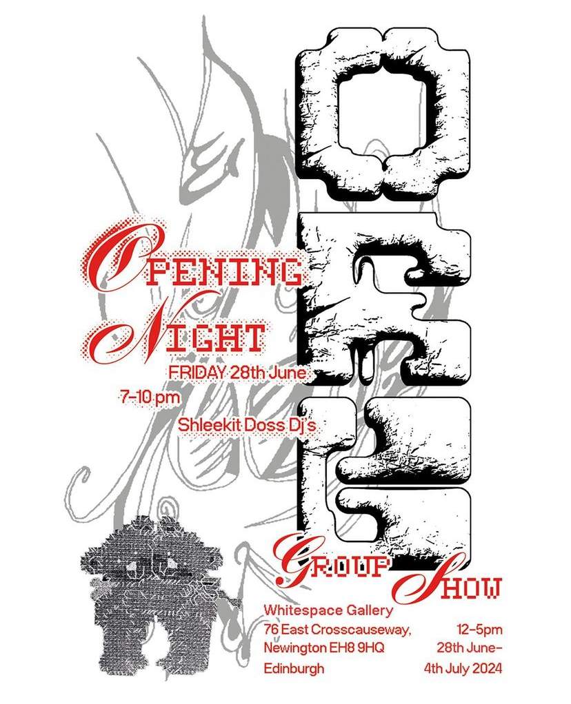 Orb Group Show Opening Night at Whitespace, Edinburgh