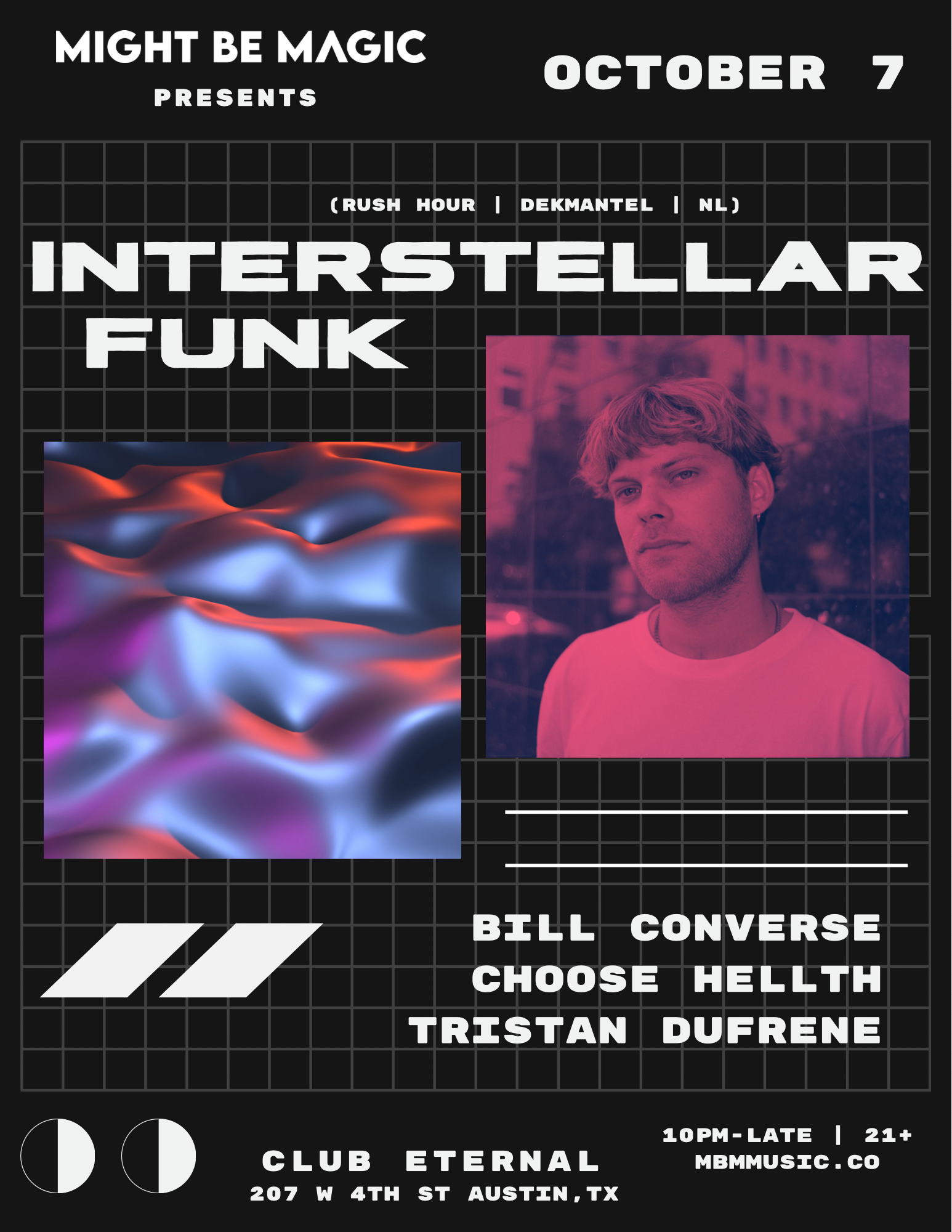 MBM // Interstellar Funk (Dekmantel - NL), Bill Converse, Tristan ...