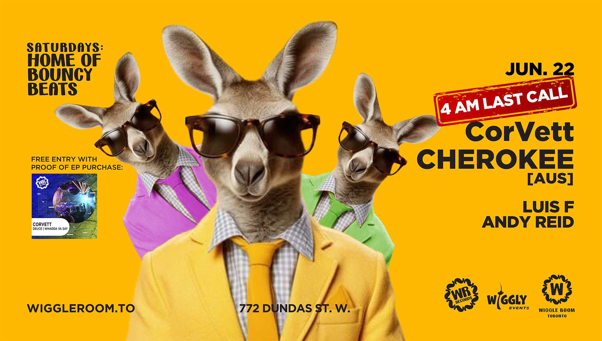 WR Records: CHEROKEE (Australia) - CorVett (EP Release Party) | 4AM ...