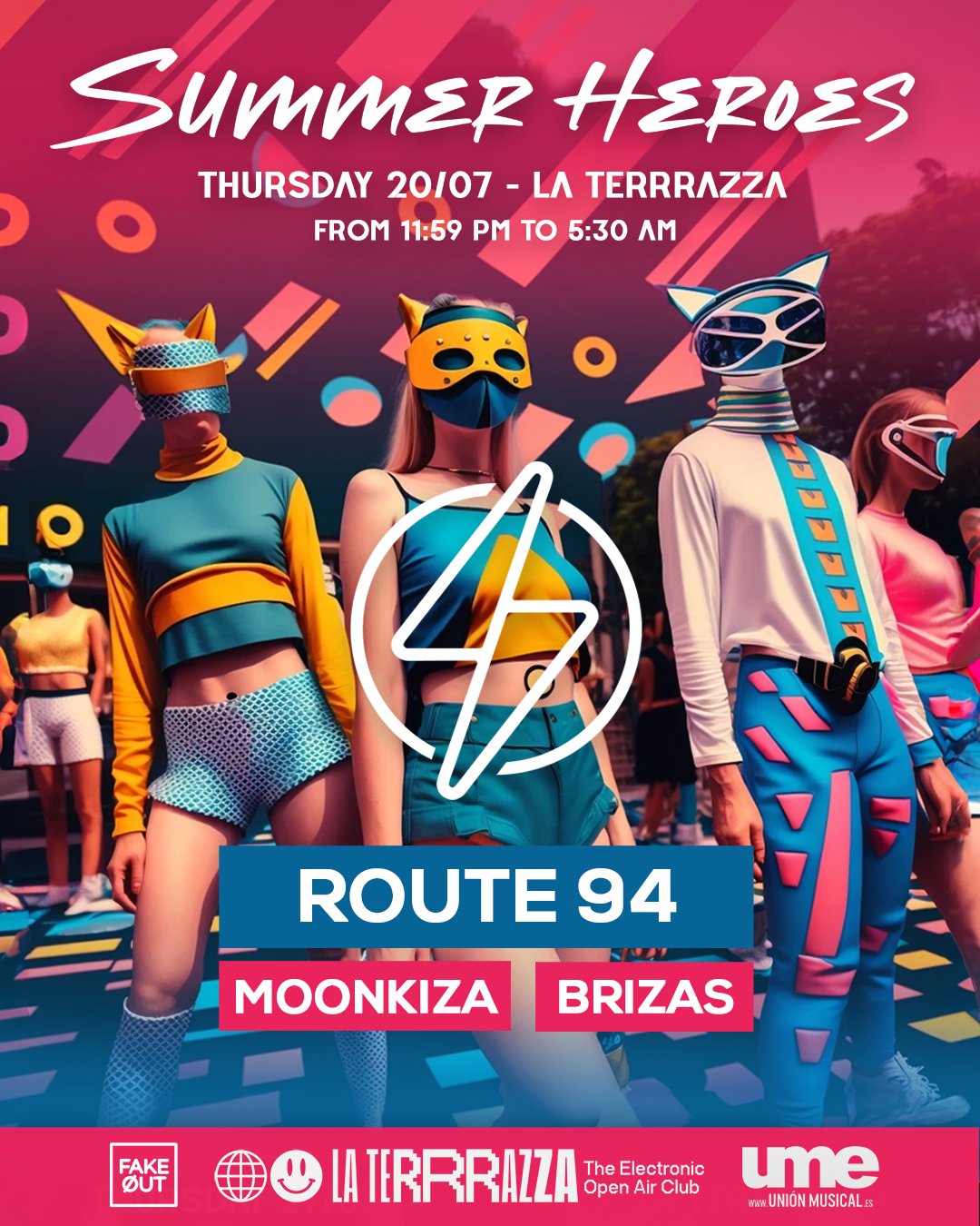 Summer Heroes Open Air - Route 94 at La Terrrazza, Barcelona