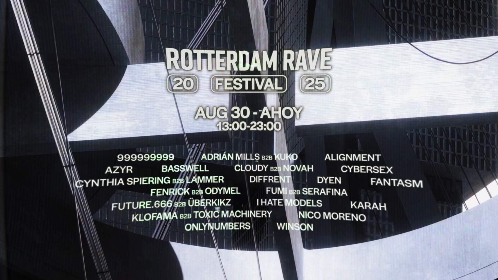 Rotterdam Rave Festival 2025 at Ahoy Rotterdam, Rotterdam