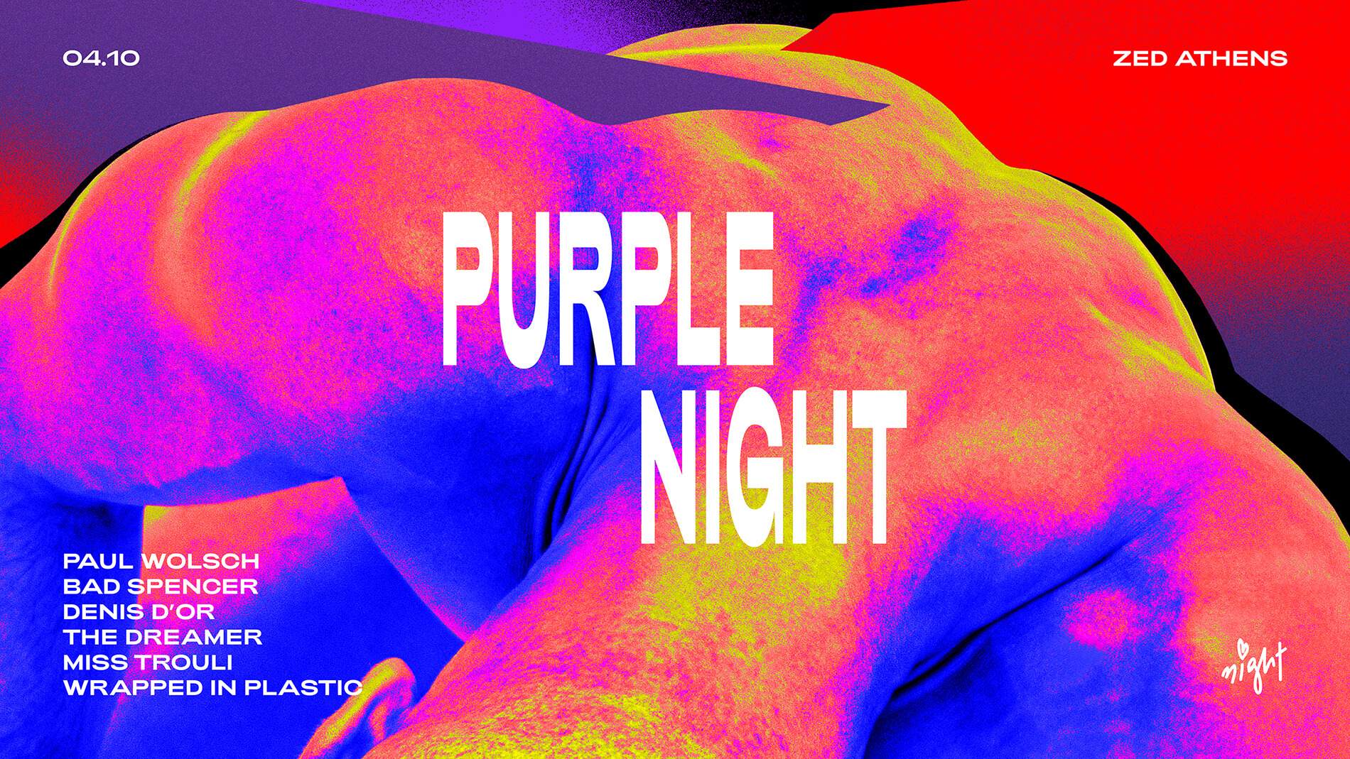 Purple Night at Zed Athens, Athens
