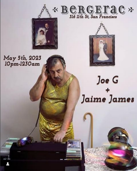 Joe G + Jaime James at Bergerac, San Francisco/Oakland