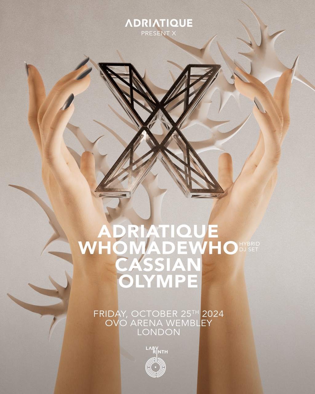 Adriatique presents X London Halloween at Wembley Arena, London