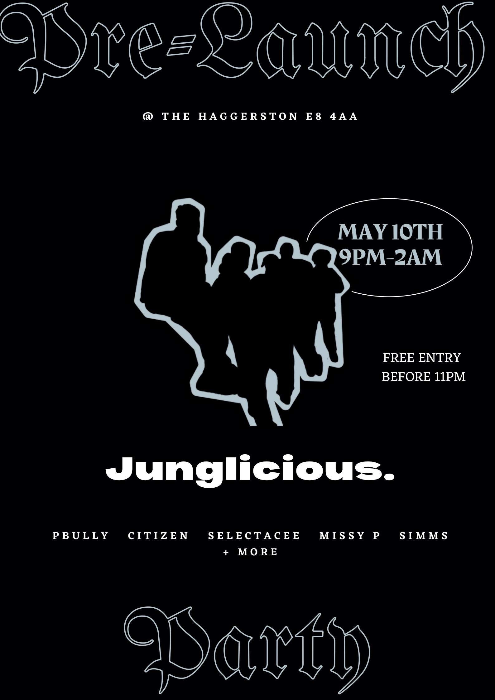Junglicious: Pre Launch Party en The Haggerston, London