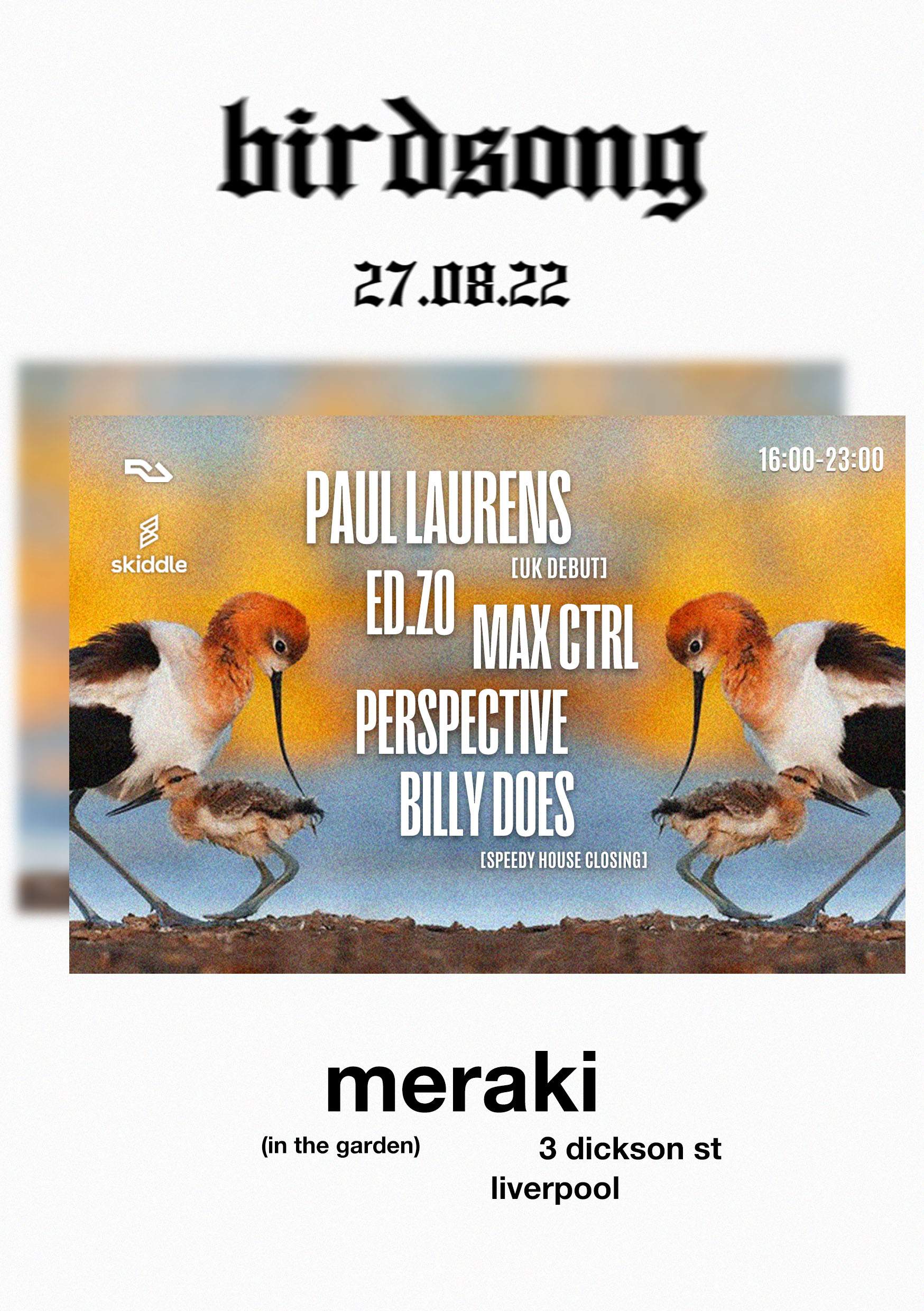 Birdsong 003 [Garden Party] with Paul Laurens & Friends em Meraki ...