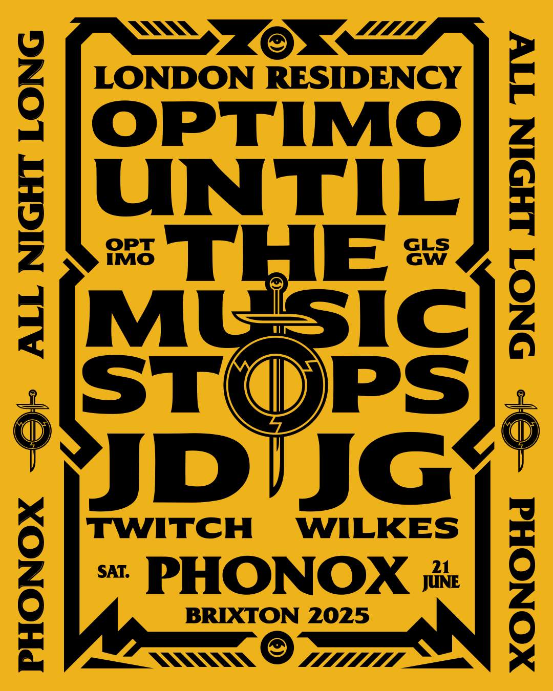 Optimo (Espacio) - Until The Music Stops [Summer Edition] at Phonox, London