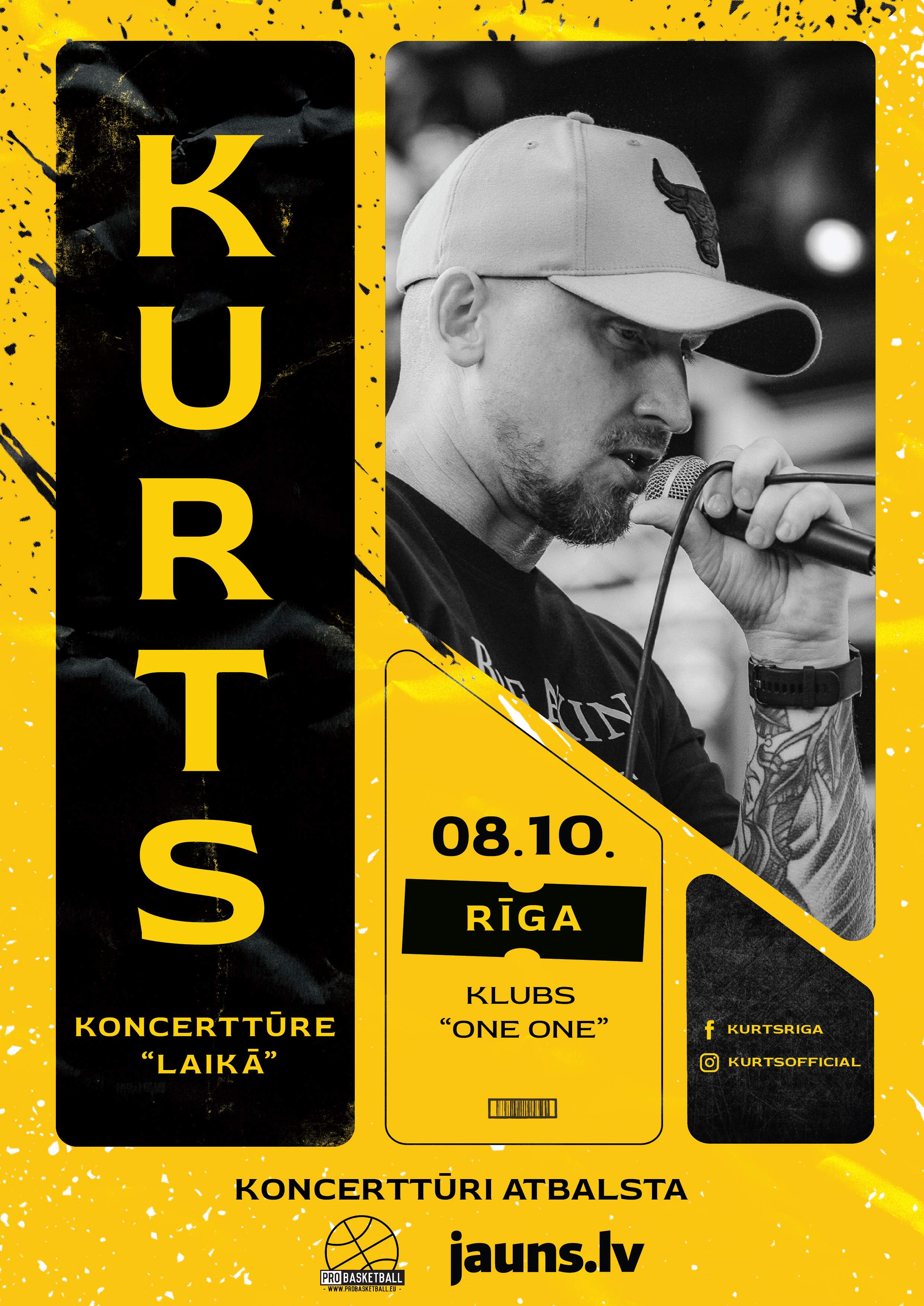 Kurts - Concert tour 'Laika' final show at One One Riga, Riga