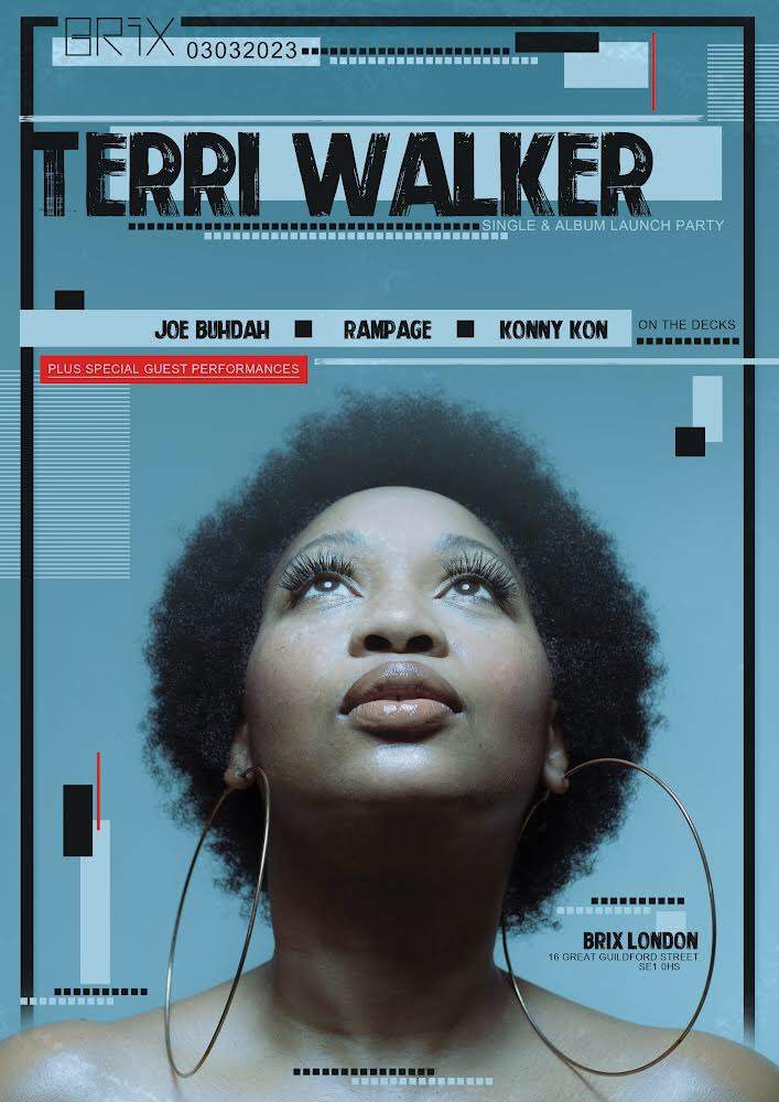 Terri Walker Single + Album launch party at BRIX at Brix LDN, London