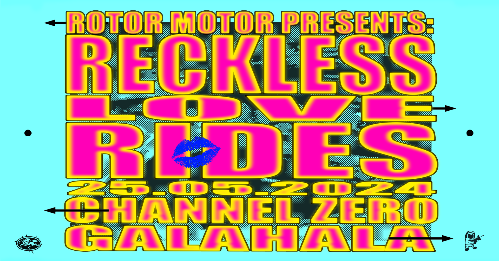 Reckless Love Rides bei Gala Hala, Ljubljana