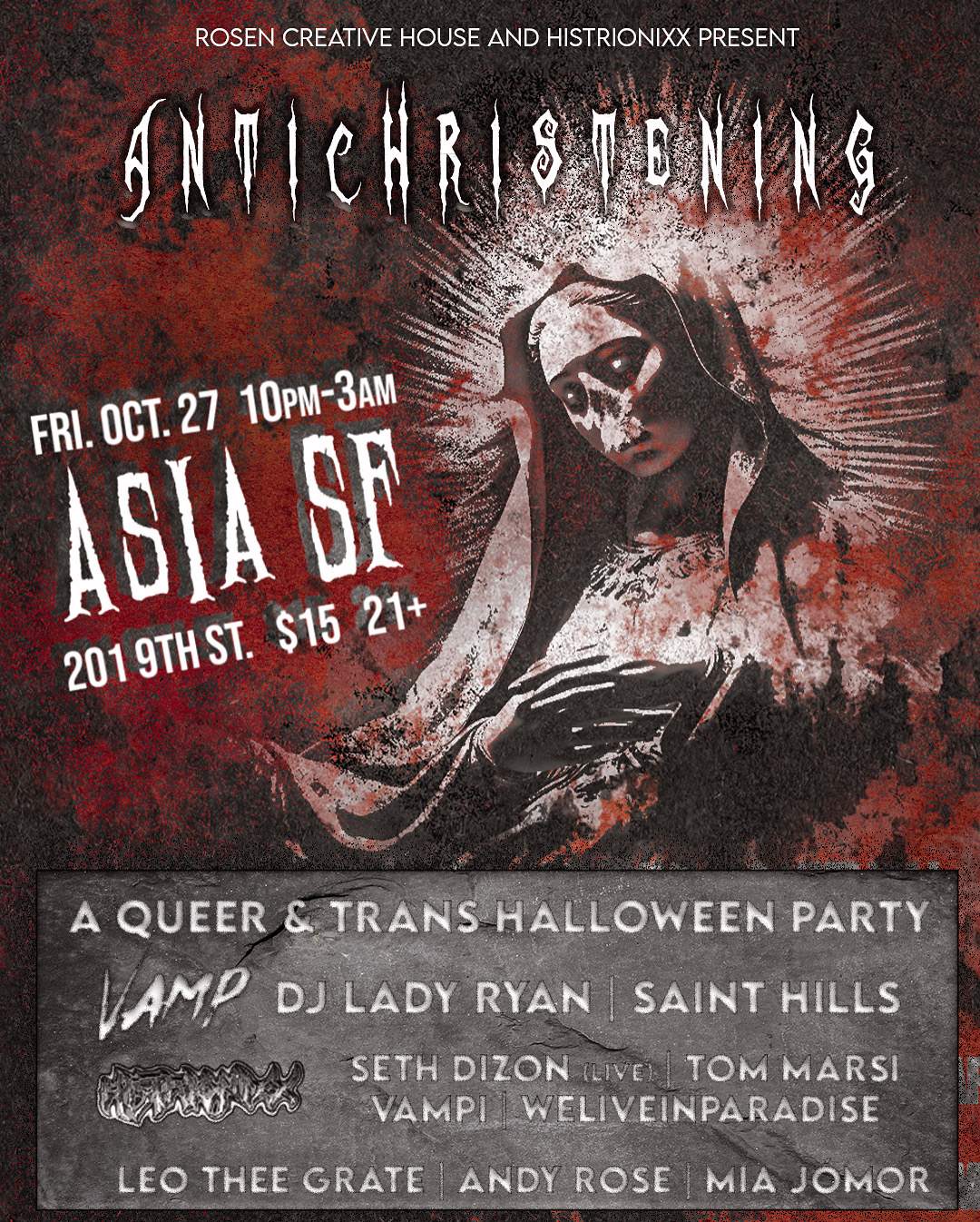 AntiChristening: by Histrionixx and VAMP Feat. DJ Lady Ryan, Tom Marsi ...