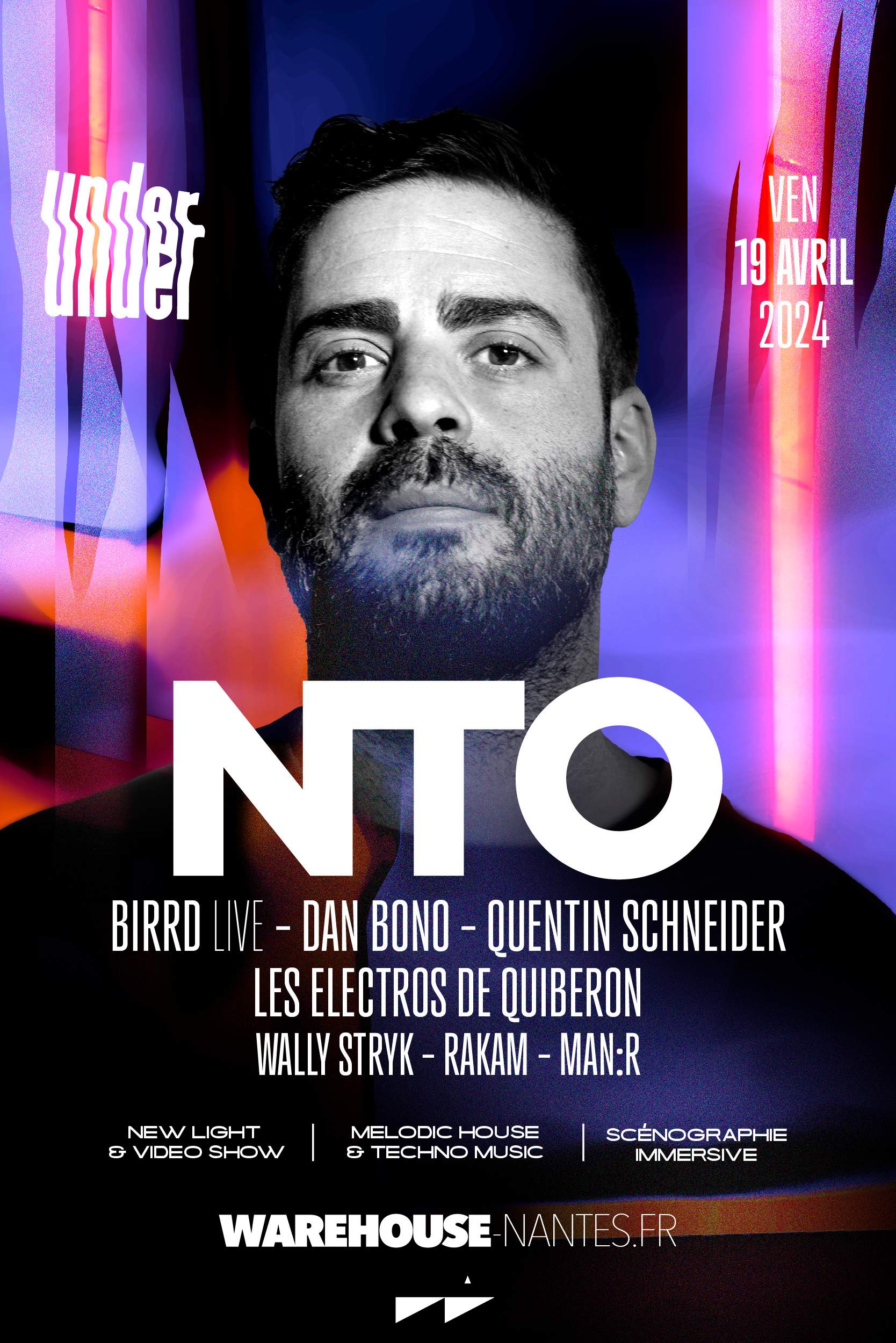 UNDER: NTO, BIRRD, Dan Bono, Quentin Schneider, ELECTROS DE QUIBERON at ...