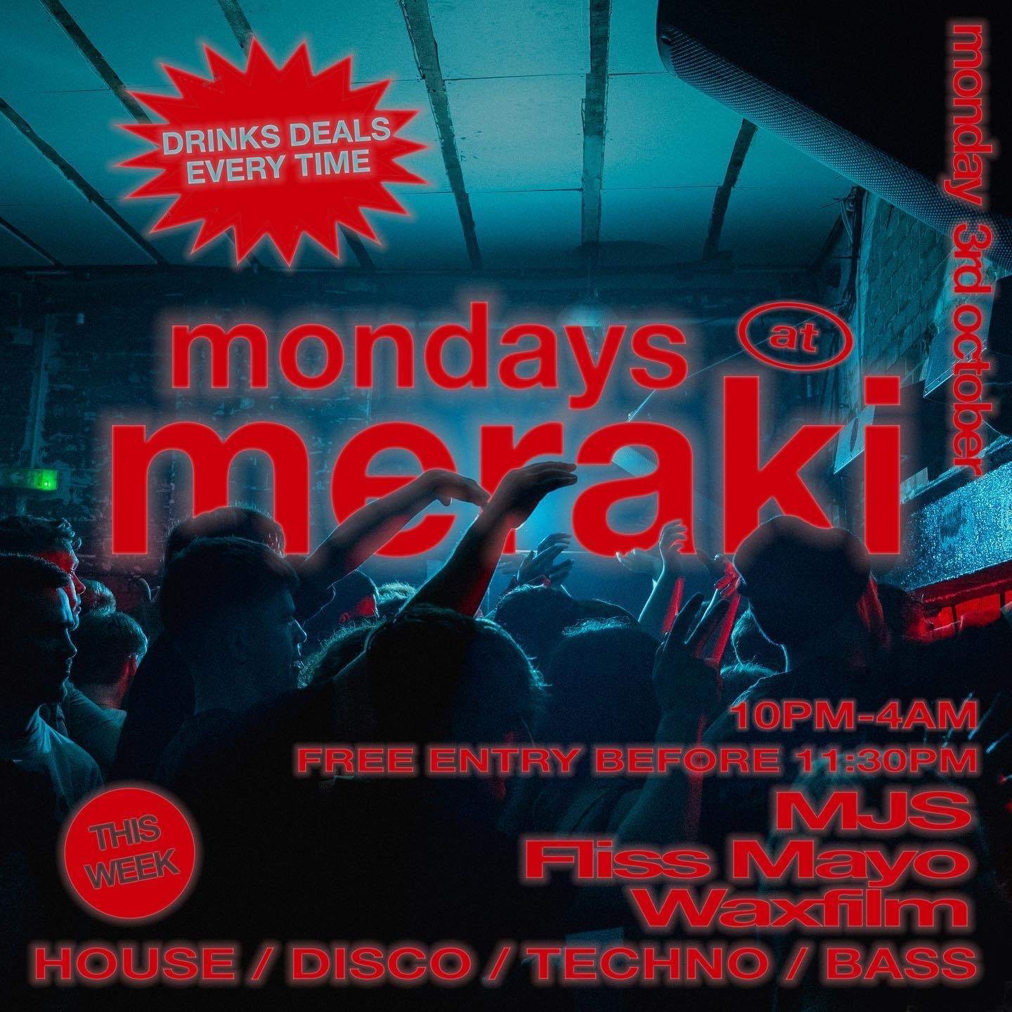 Meraki Monday's at Meraki, Liverpool