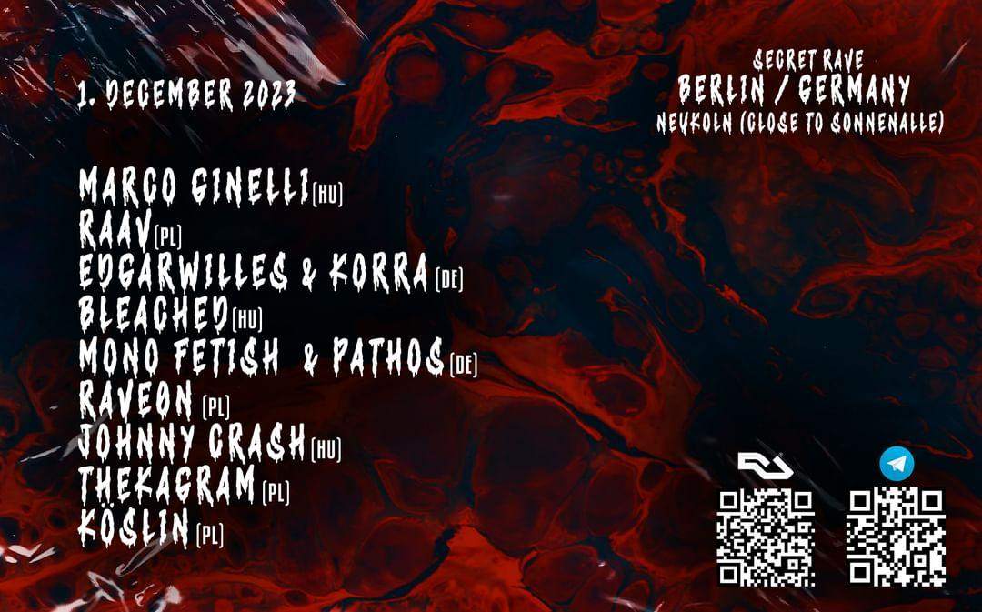 Secret Rave In Berlin bei TBA - Secret Location, Berlin