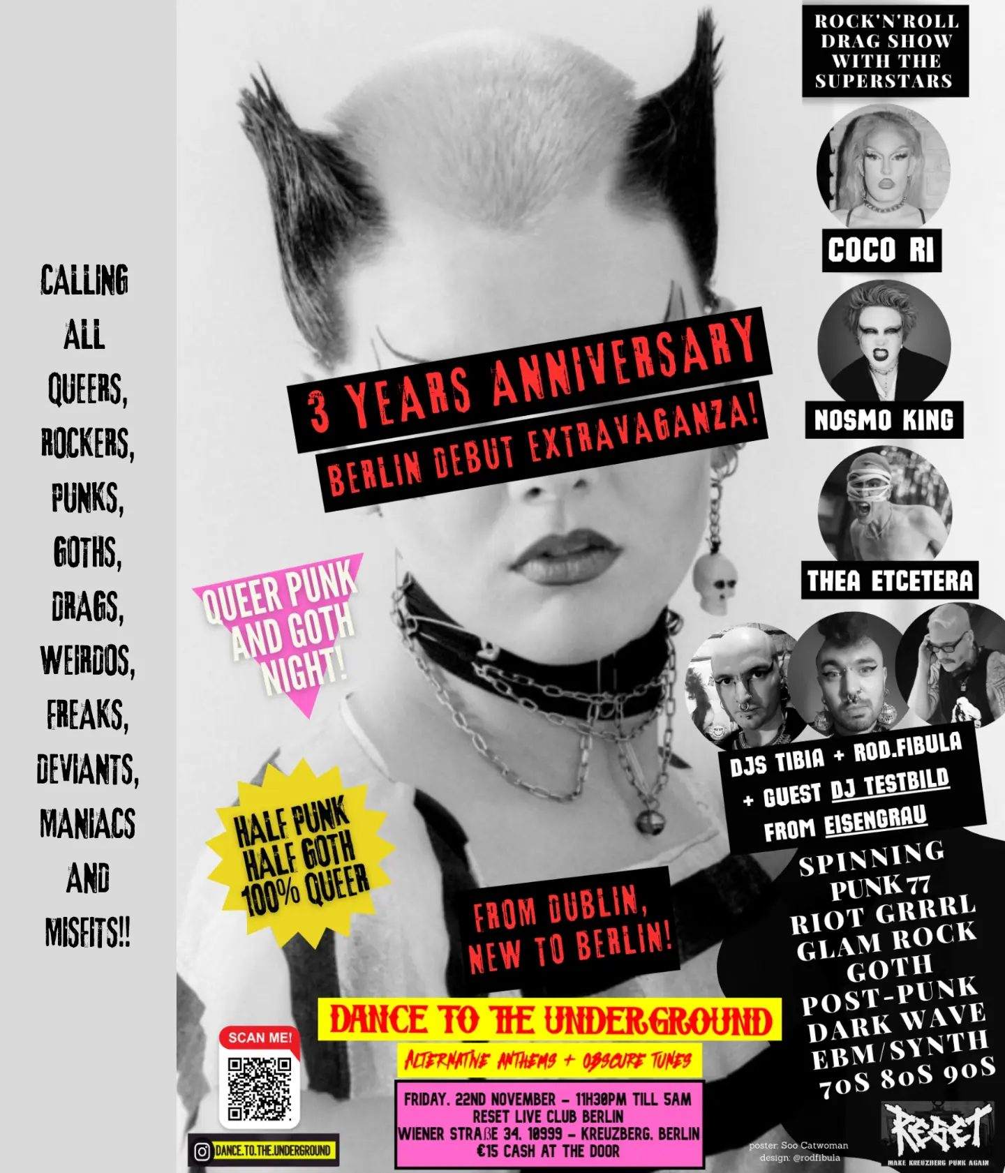 Dance to the Underground - Queer Punk and Goth Night: Berlin Debut ...