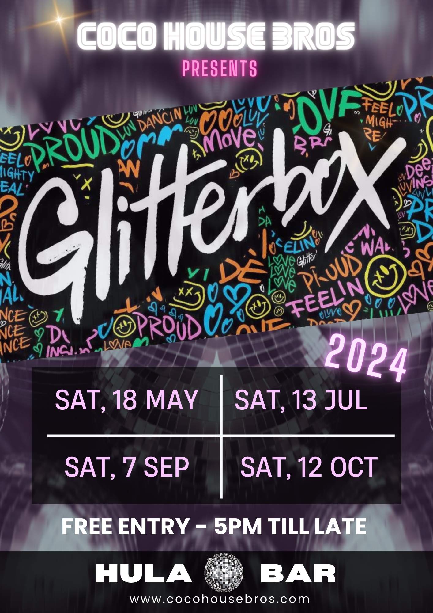 Hula Glitterbox By Coco House Bros #010 **RAROTONGA** at The Islander ...