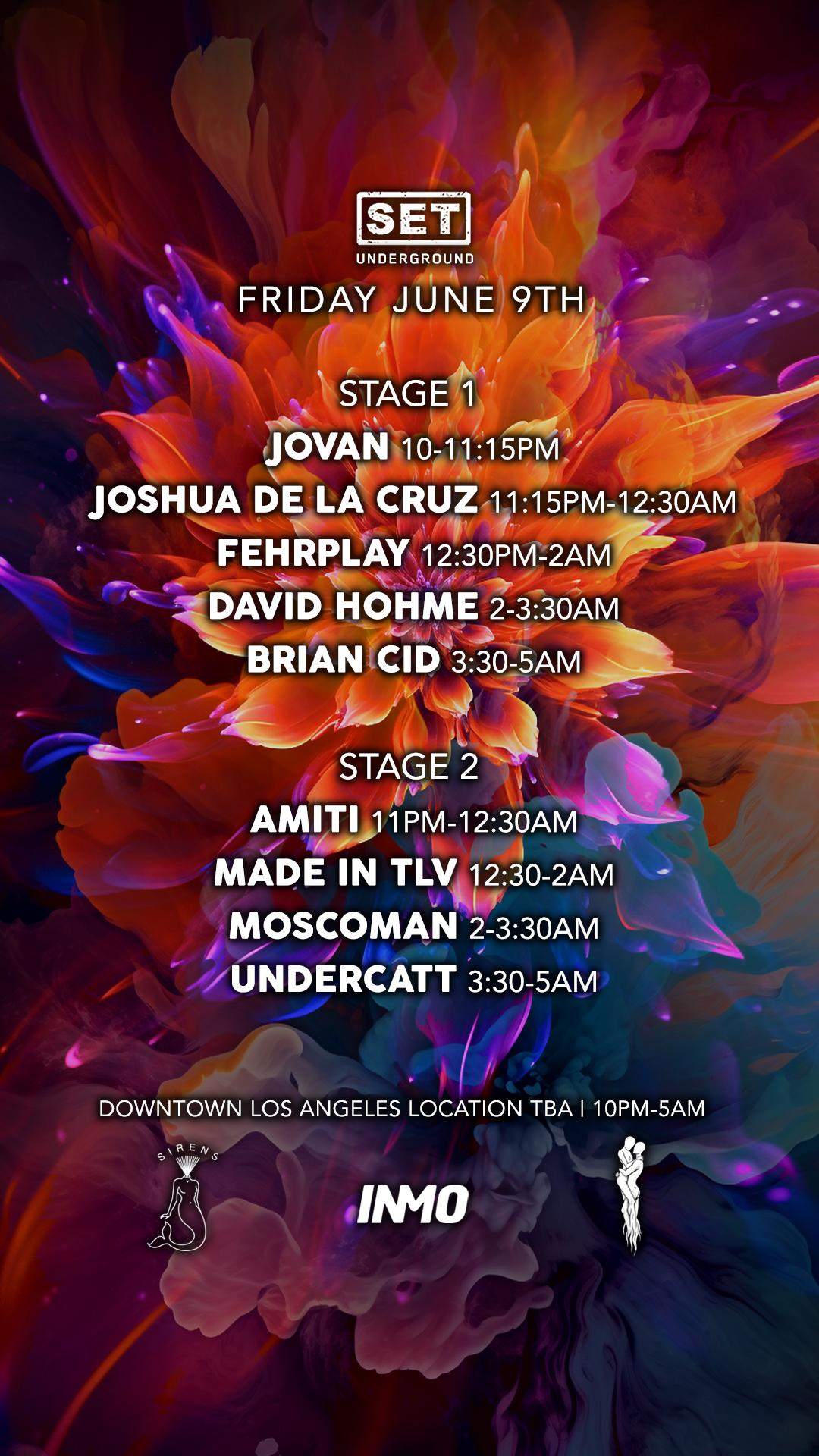 SET Underground with David Hohme, Fehrplay, Moscoman, Undercatt & More ...