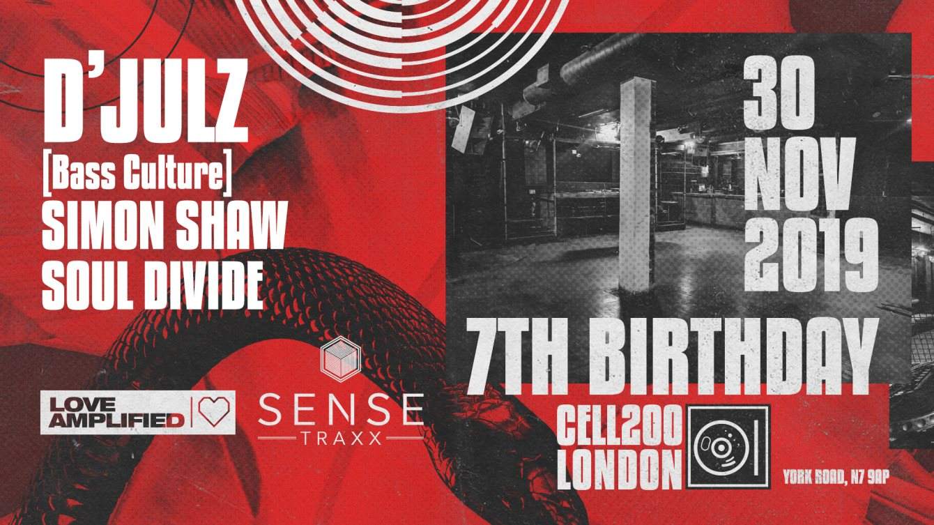 Sense Traxx X Love Amplfied 7th Birthday with D'Julz [Bass Culture] bij ...