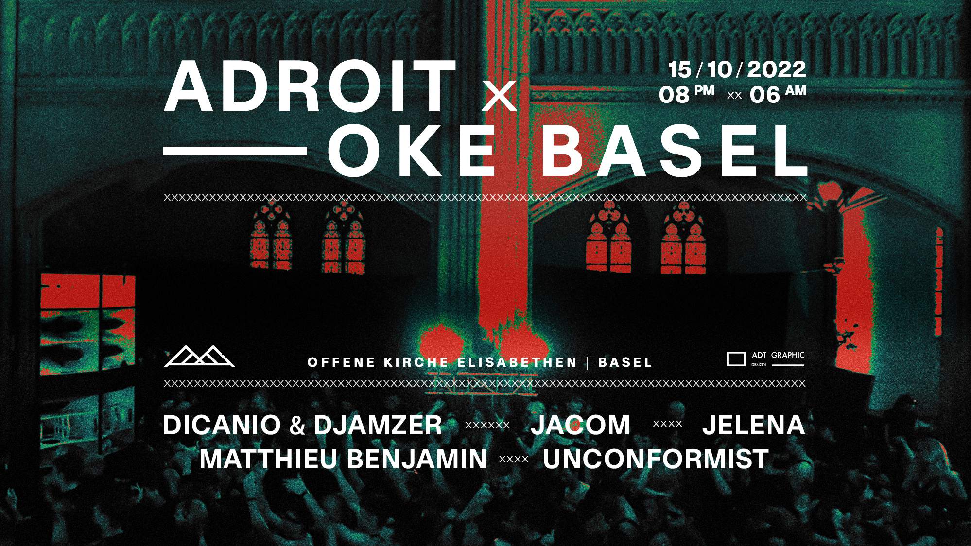 Adroit at Elisabethen Kirche Basel at TBA - Elisabethen Kirche Basel, Basel