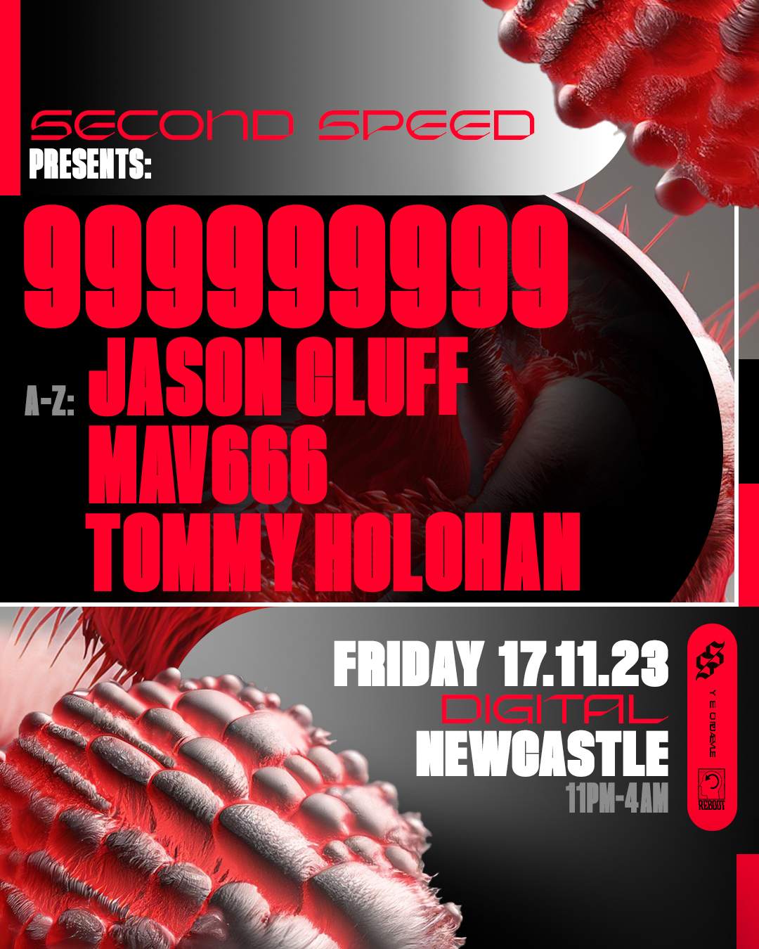 Second Speed: 999999999, Tommy Holohan, Jason Cluff, MAV666 at Digital ...