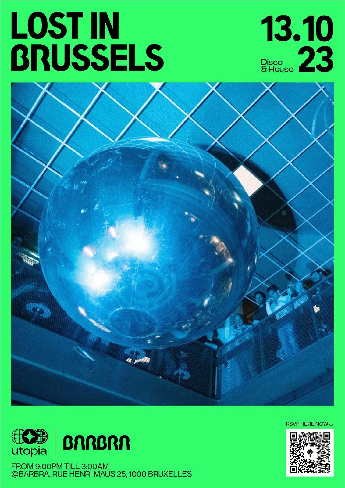 UTOPIA x Barbra - LOST IN BRUSSELS Ed at Barbra, Brussels