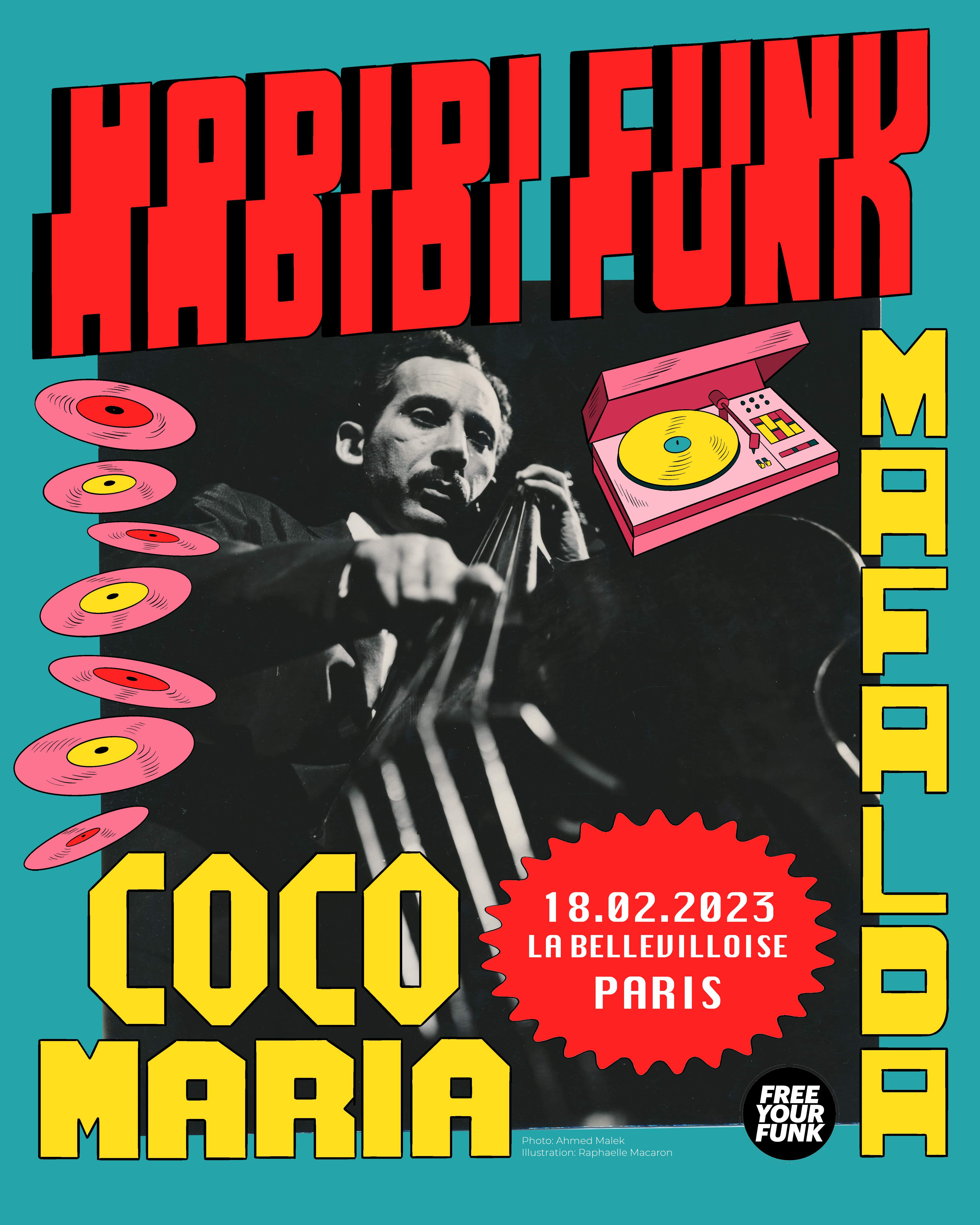 Free Your Funk: Habibi Funk, Coco Maria, Mafalda at La Bellevilloise, Paris
