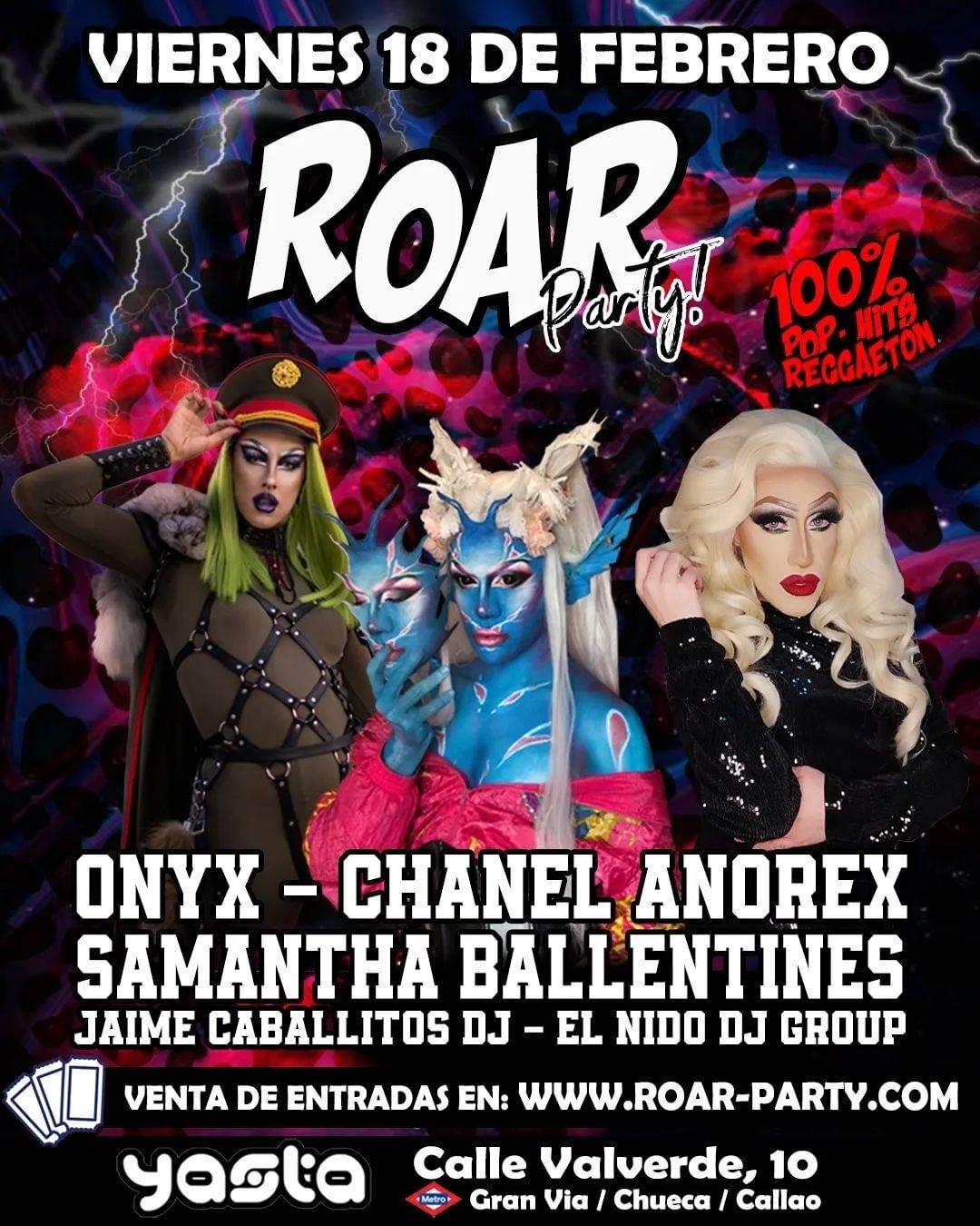 Roar Party en Yasta Club, Madrid