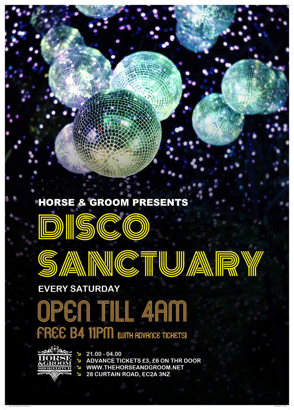 Disco Sanctuary present the Basement Discos at The Horse & Groom, London