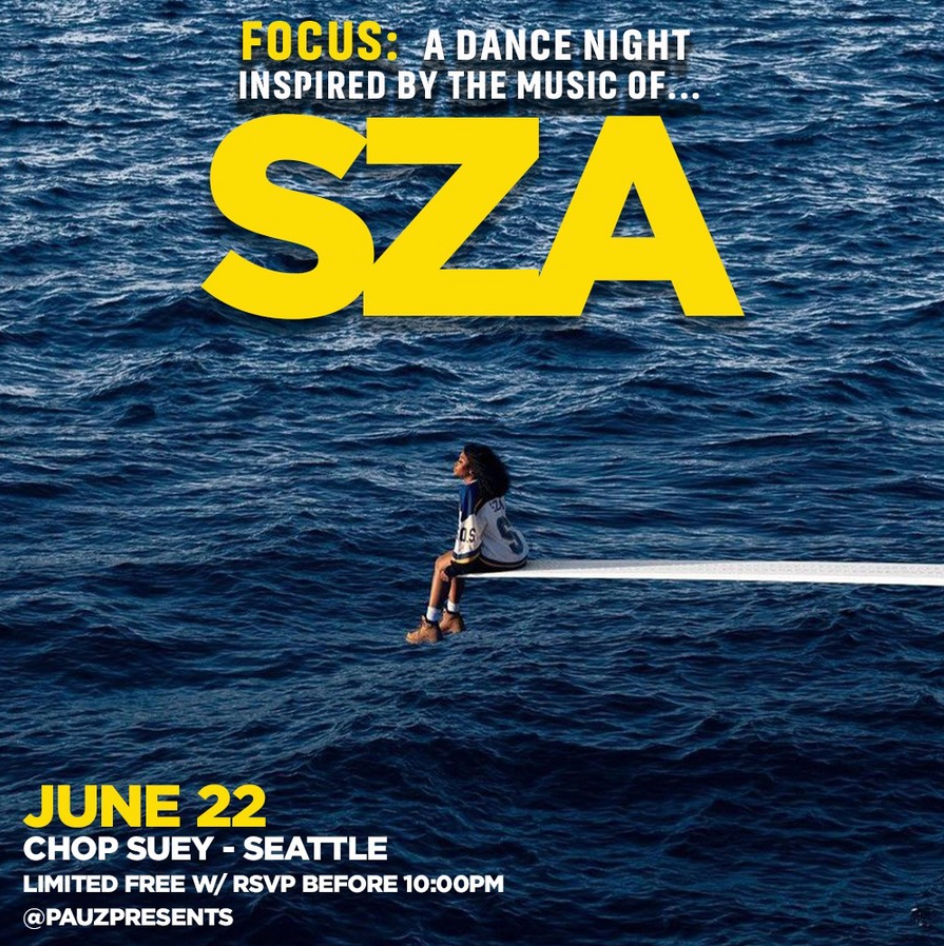 SZA NIGHT - A Dance Night Inspired by the Music of SZA en Chop Suey ...