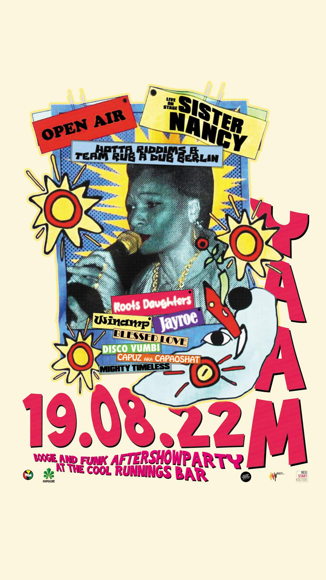 SISTER NANCY - Live & Open Air / Berlin at Yaam Berlin, Berlin