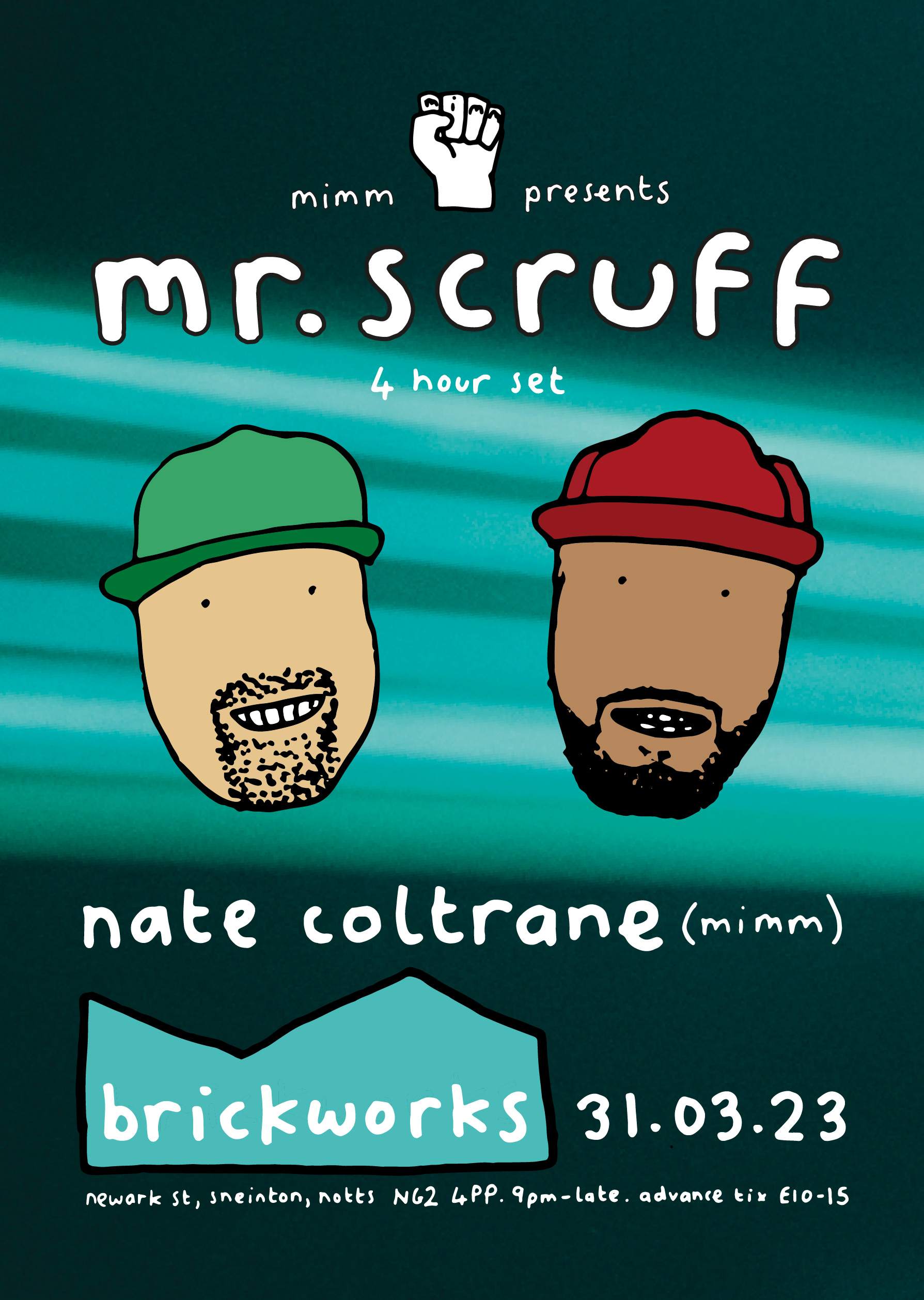 Mimm presents Mr Scruff (4 Hour Set) at The Brickworks, Nottingham