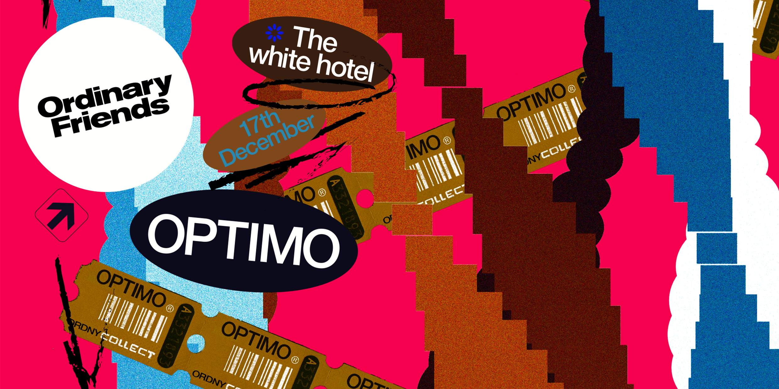 Ordinary Friends presents Optimo (Espacio) at The White Hotel, Manchester