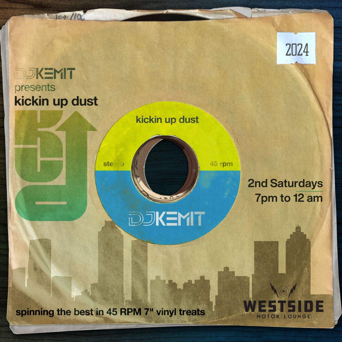 DJ Kemit presents Kickin Up Dust at Westside Motor Lounge, Atlanta