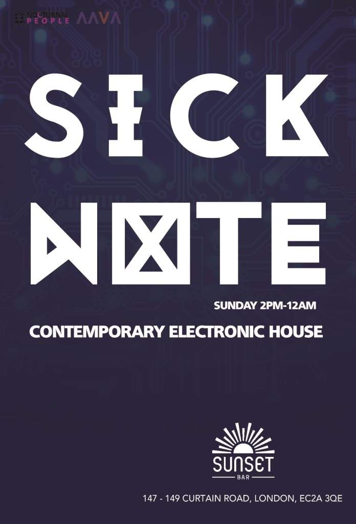 Sick Note Sessions at The Sunset Bar, London