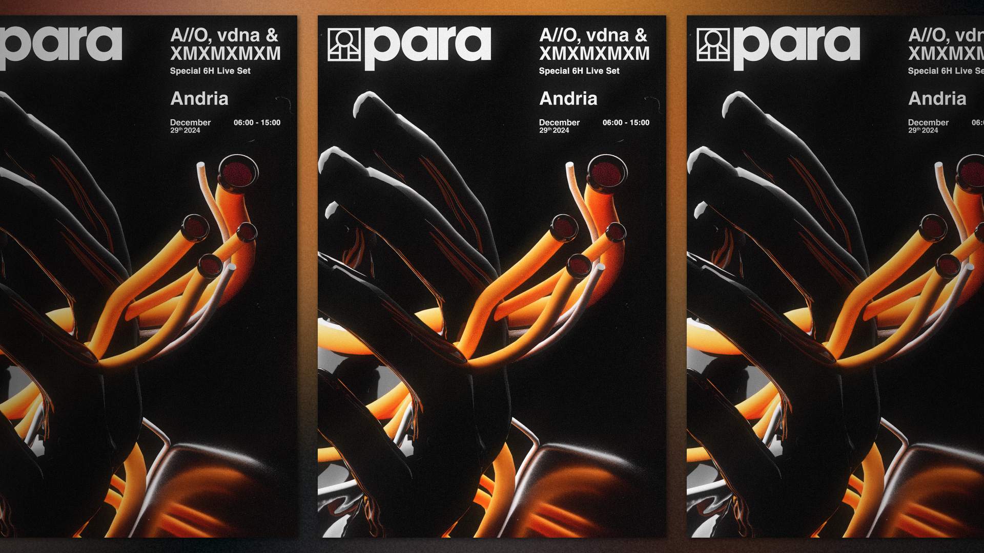 A//O, vdna & XMXMXMXM, Andria at Para Klub Beograd, Belgrade