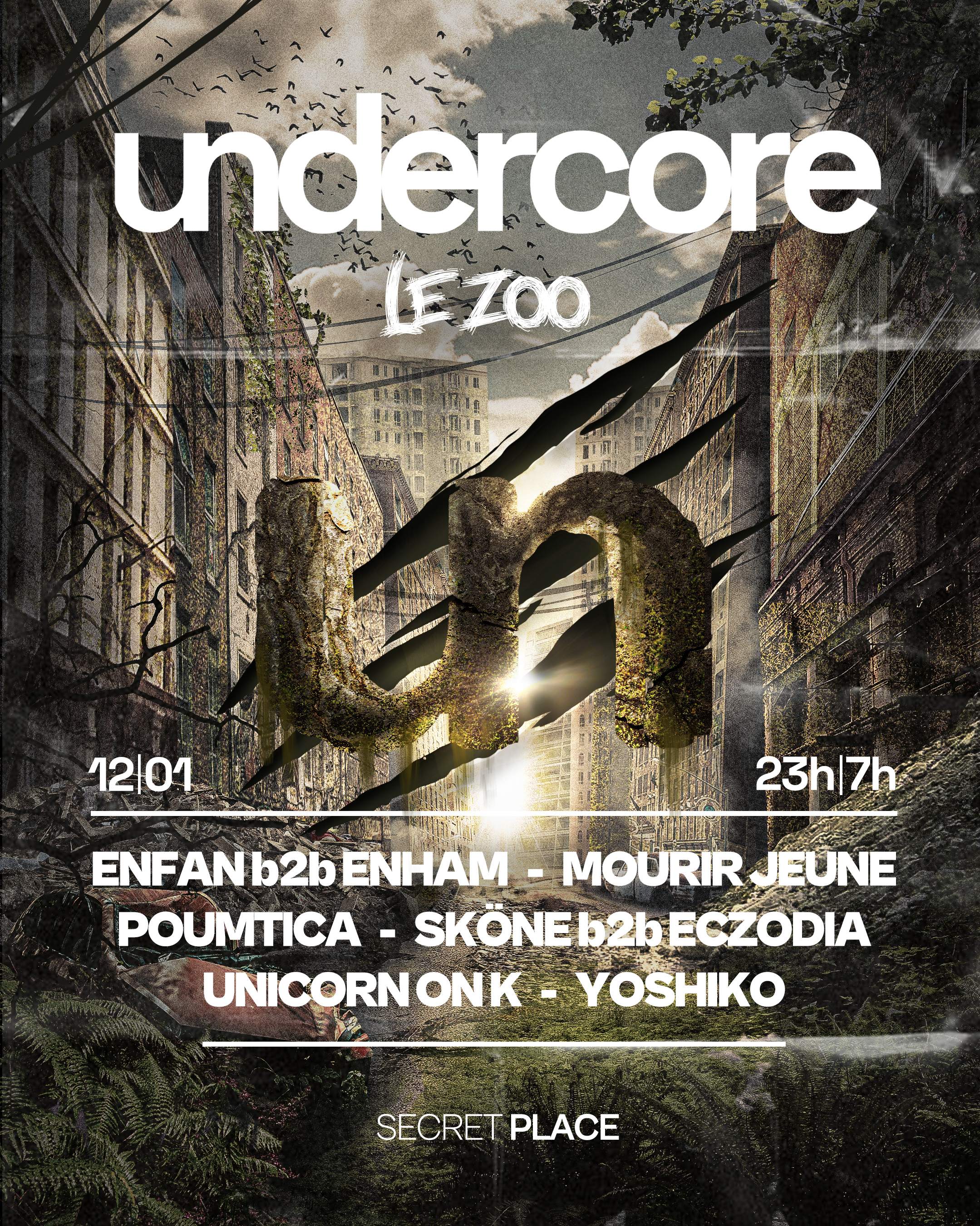 Undercore: LE ZOO at TBA, Paris
