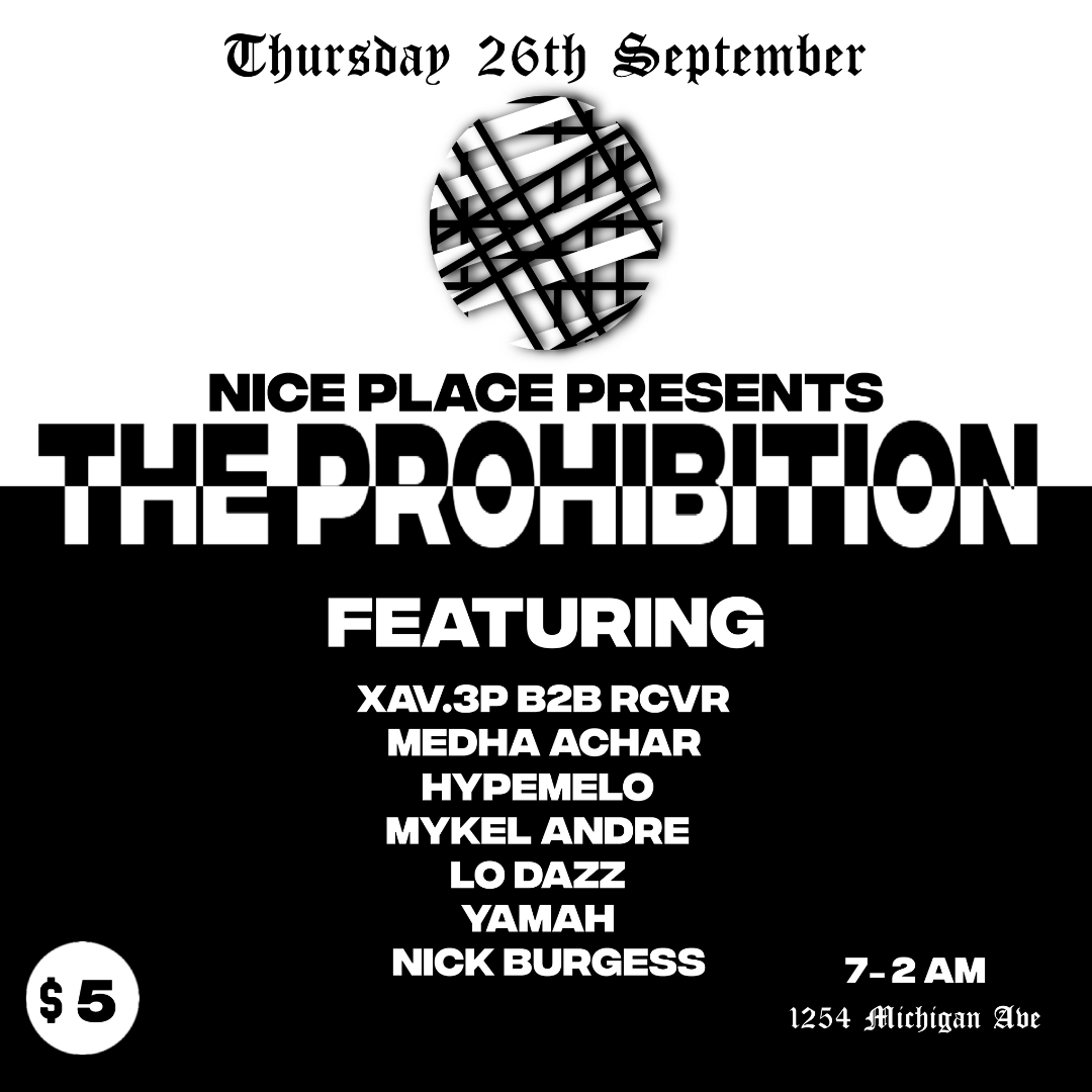 Nice Place Presents: The Prohibition TICKETS AT DOOR at Prohibition ...