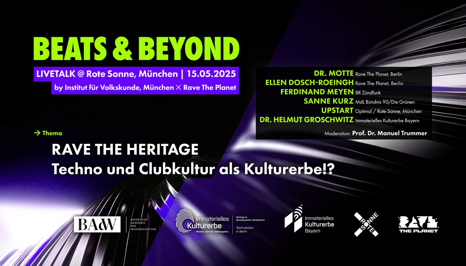 Livetalk: RAVE THE HERITAGE – Techno und Clubkultur als Immaterielles ...