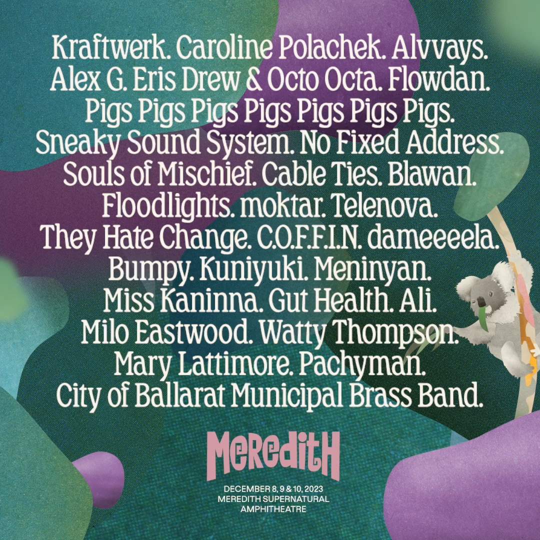 Meredith Music Festival at Meredith Supernatural Ampitheatre, Melbourne