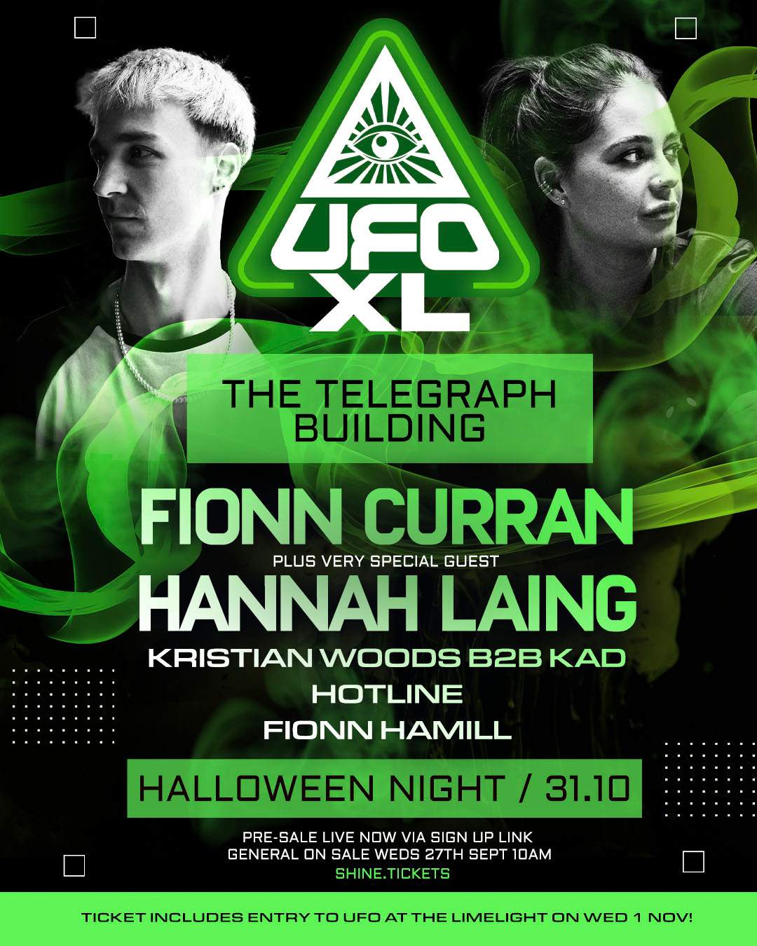 UFO XL - Fionn Curran, Hannah Laing + more at The Telegraph Building ...