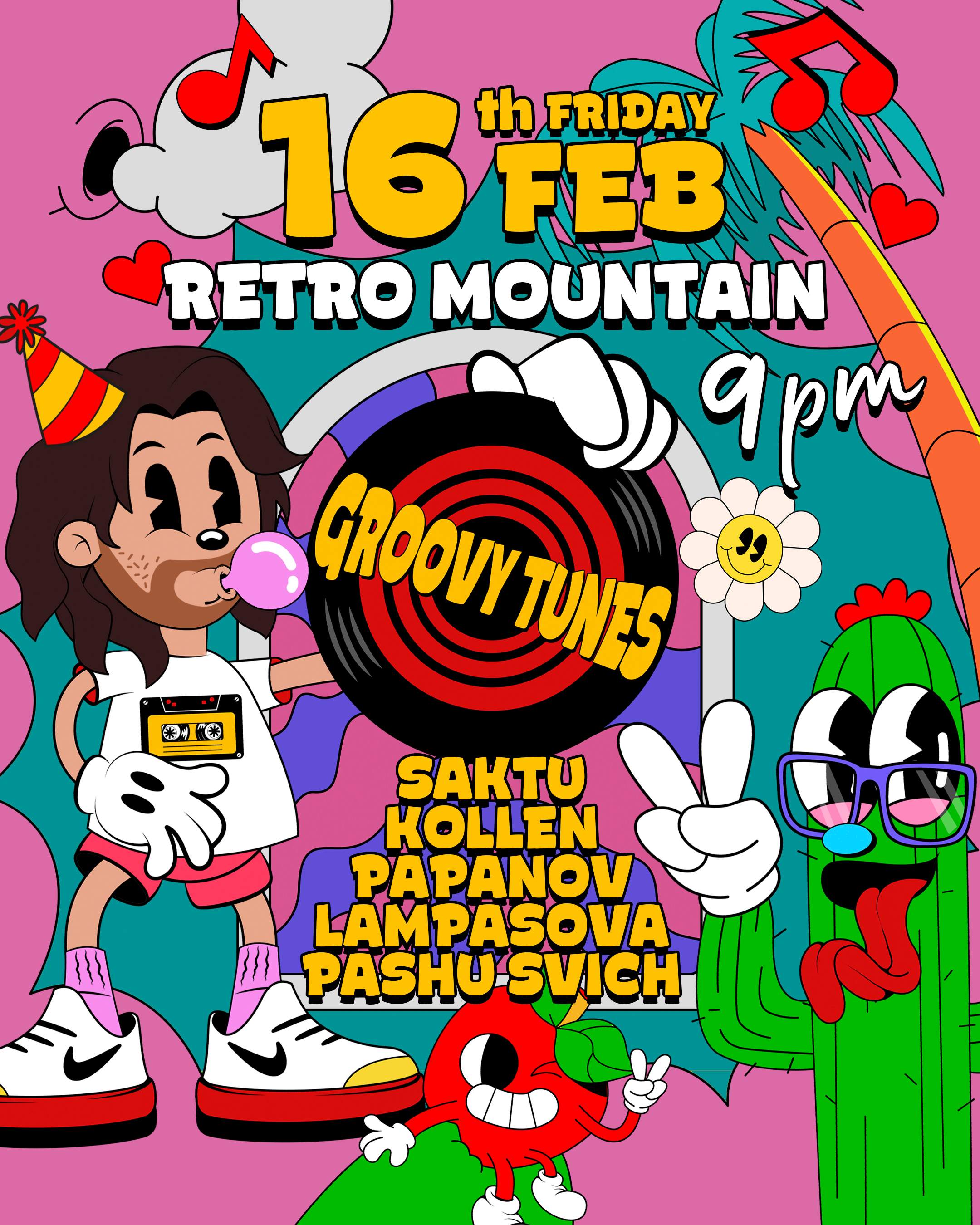 Groovy Tunes at Retro Mountain at Retro Mountain Koh Phangan, Thailand
