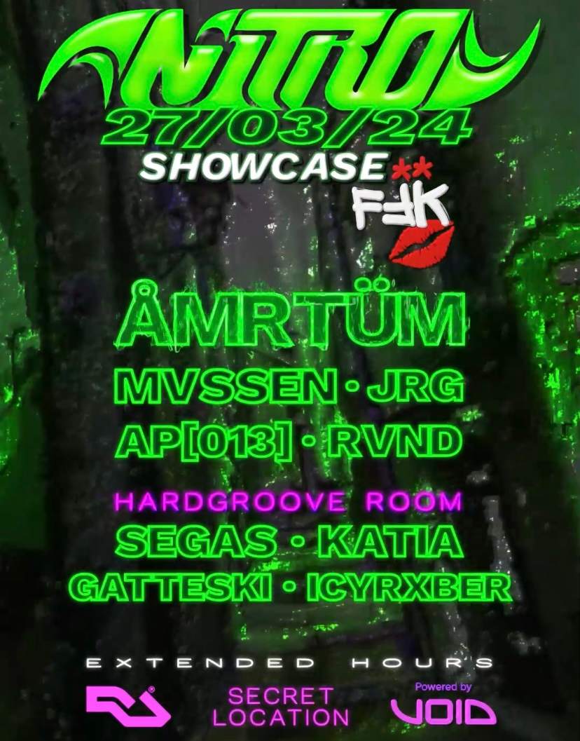 NITRO: ÅMRTÜM - MVSSEN - JRG - Segas - (FFK SHOWCASE) AP[013] - RVND ...