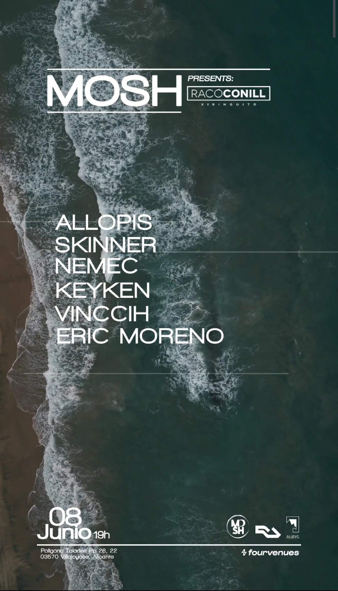 mosh / Open Summer/ Racó de Conill at Raco de Conill, Alicante