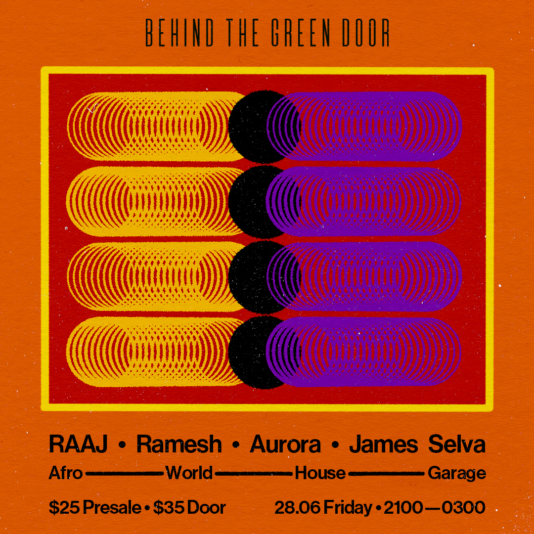 BTGD presents: RAAJ, Ramesh, Aurora, James Selva at Behind The Green ...