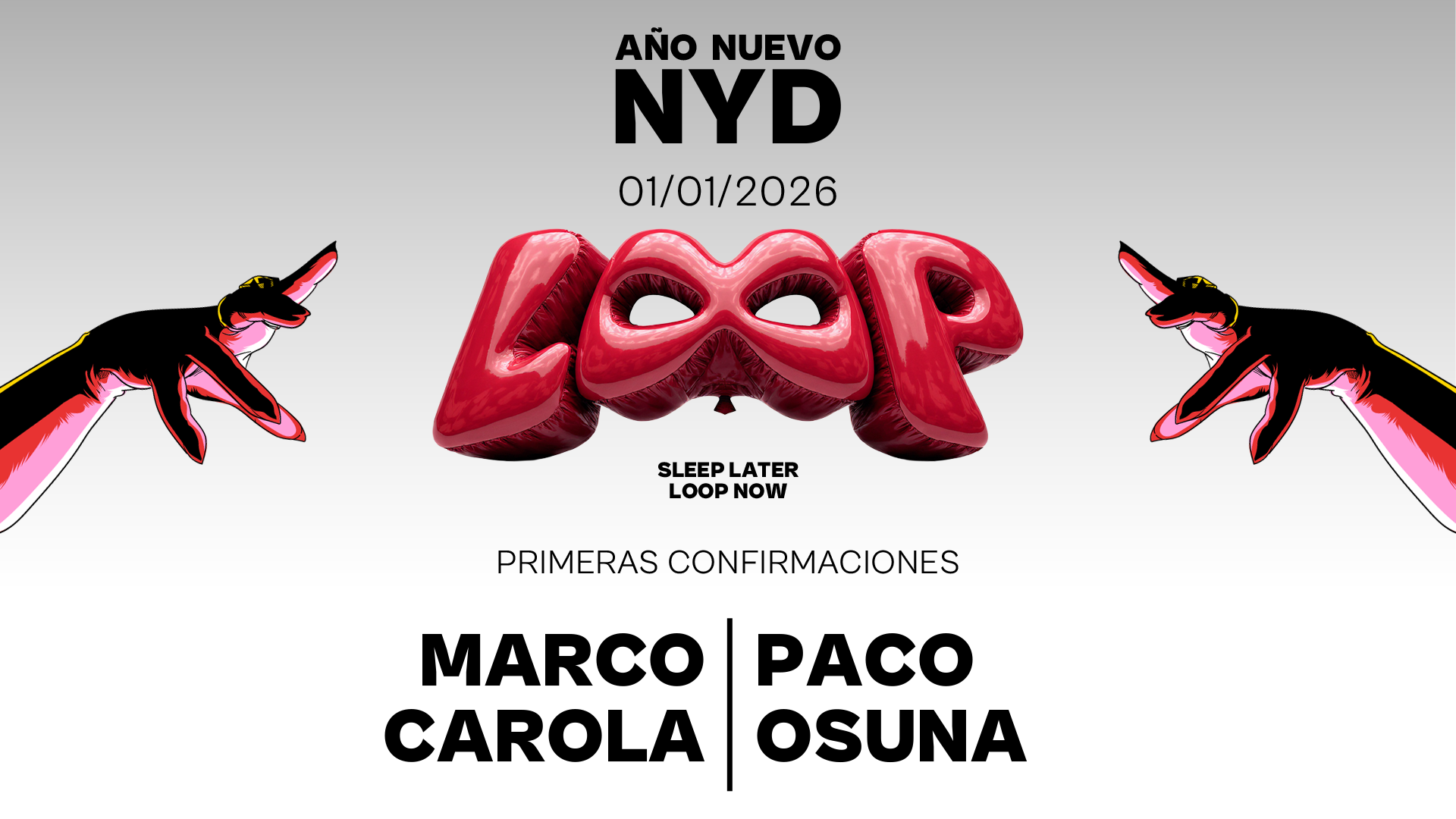 NYD with LOOP - Marco Carola & Paco Osuna bei Fabrik, Madrid