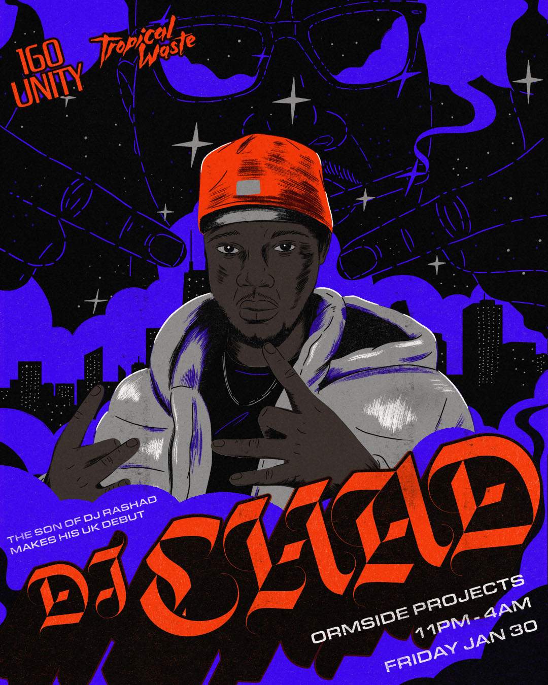 160 Unity: DJ Chad (son of DJ Rashad - UK debut) at Ormside Projects ...