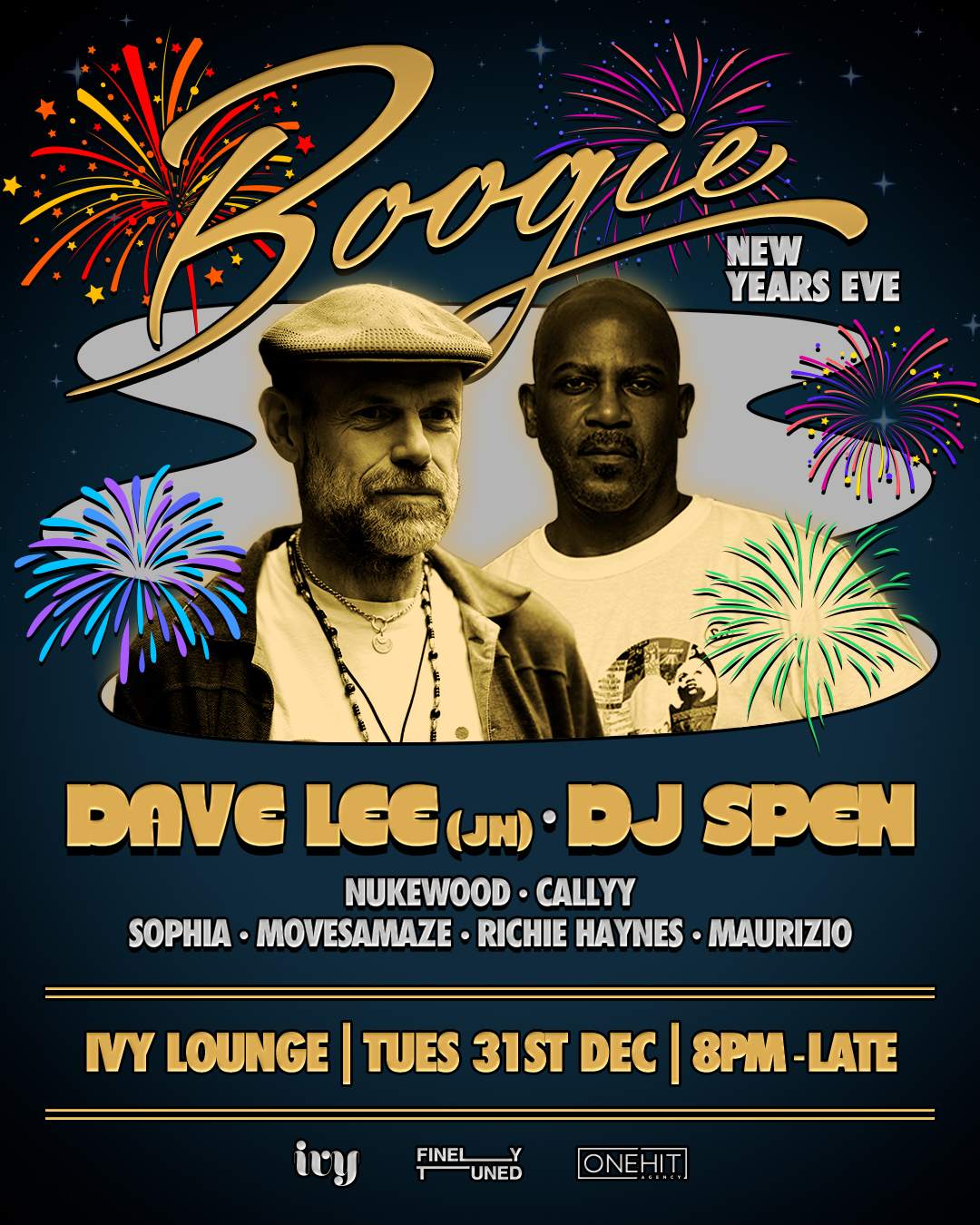 Boogie NYE feat. Dave Lee (FKA Joey Negro) + DJ Spen at The Ivy, Sydney