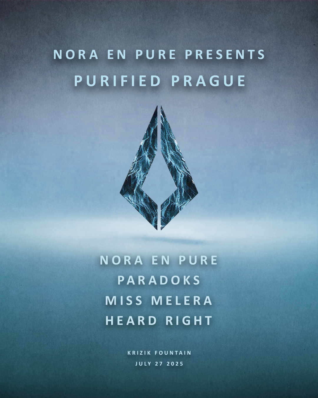 Nora En Pure presents Purified Prague 2025 at Křižíkova Fountain, Prague