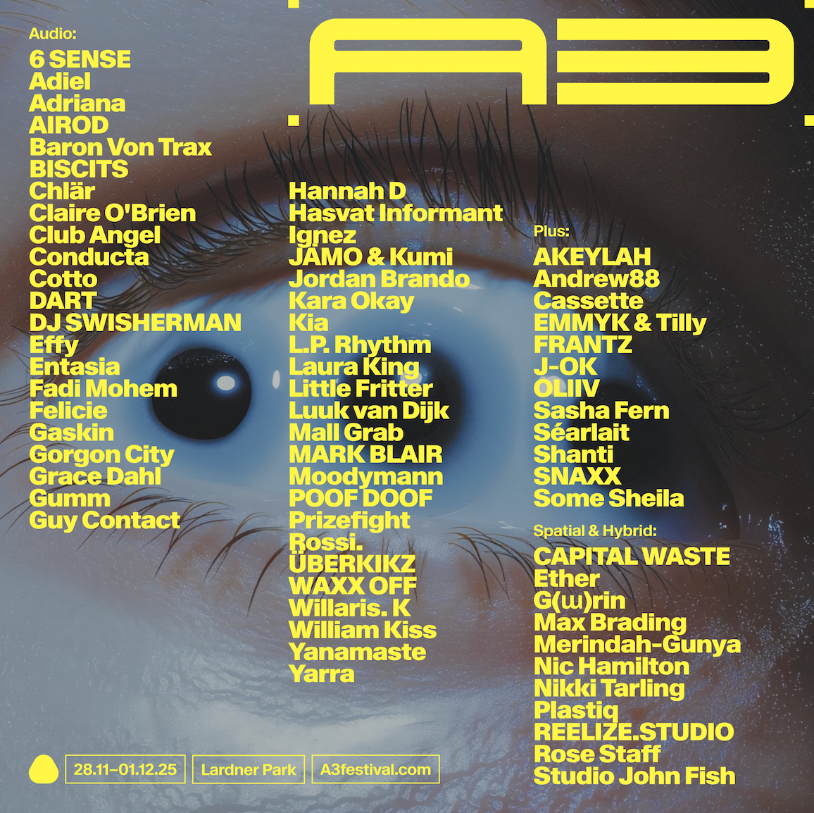 A3 Festival at Lardner Park, Melbourne